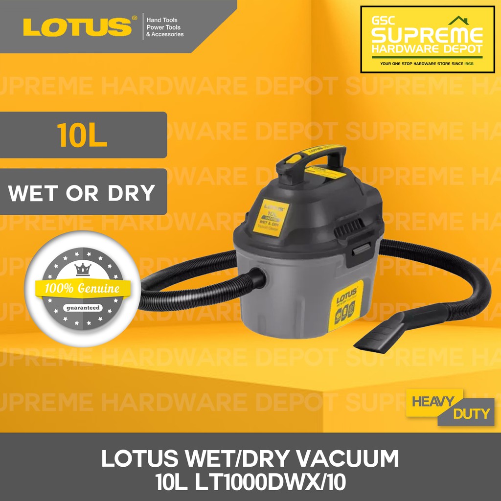 Lotus Wet/Dry Vacuum 10L LT1000DWX/10 | Shopee Philippines