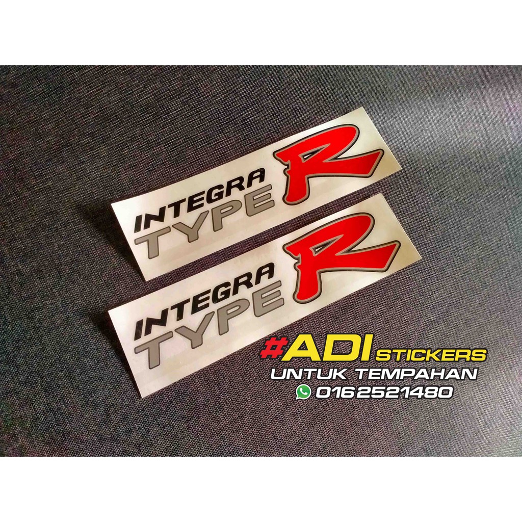 sticker integra type R dc5 sticker dc5 | Shopee Philippines