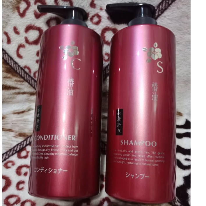 Japan's Shikioriori Tsubaki Camella Oil Shampoo and Conditioner in ...