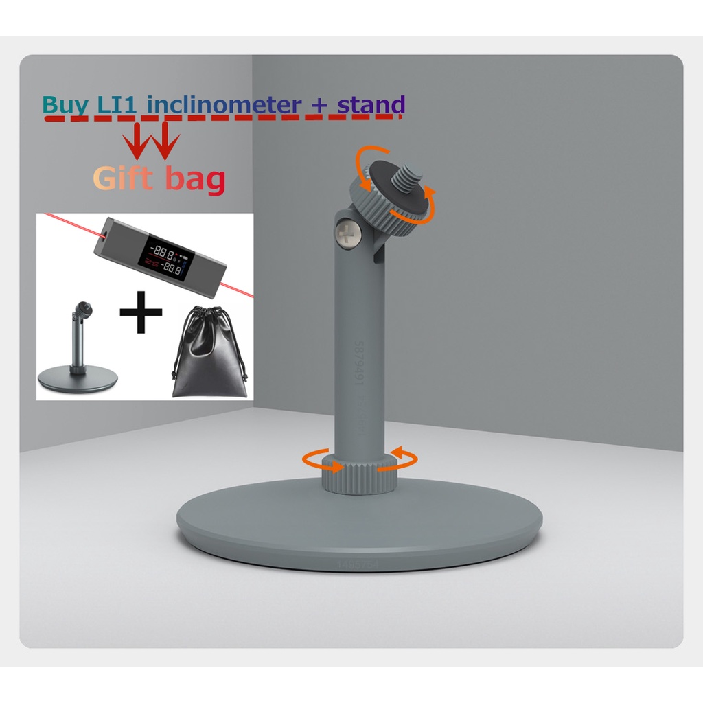 Original DUKA LI1 Dual Laser Protractor 2In1 Angles Leveling Digital ...