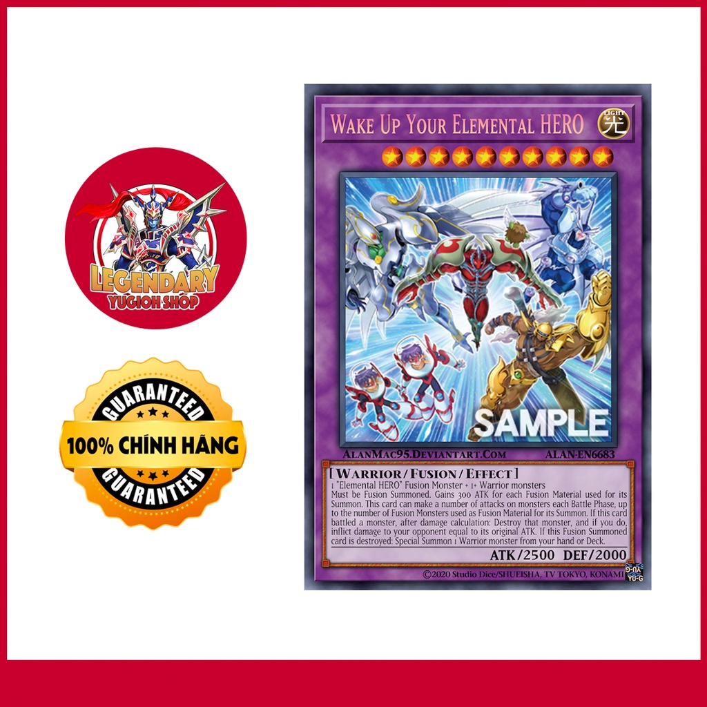 [Original Yugioh Card] Wake Up Your Elemental HERO | Shopee Philippines