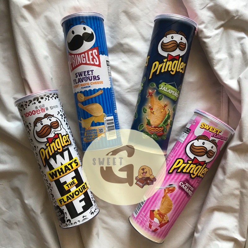 PRINGLES BUTTER CARAMEL, SWEET MAYO CHEESE, JALAPENO, WHAT BUNCHS THE ...