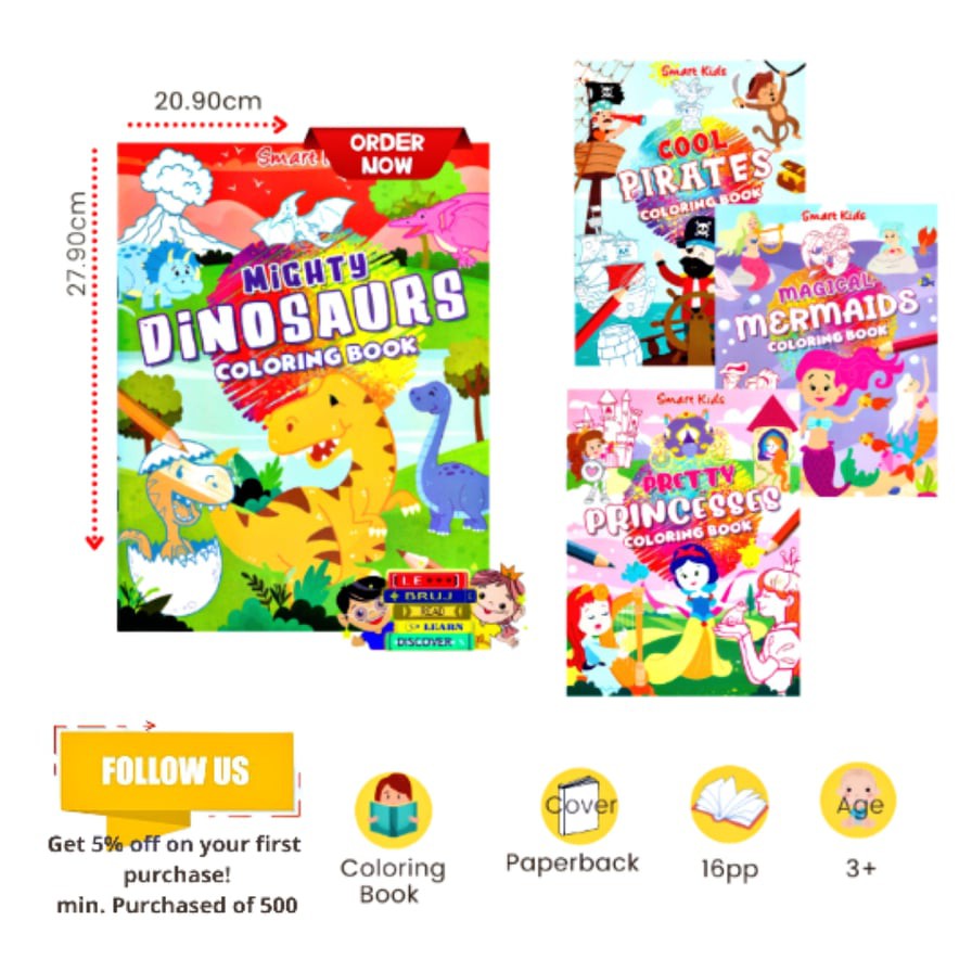 Smart Kids - Coloring Books (Paperback) | Shopee Philippines