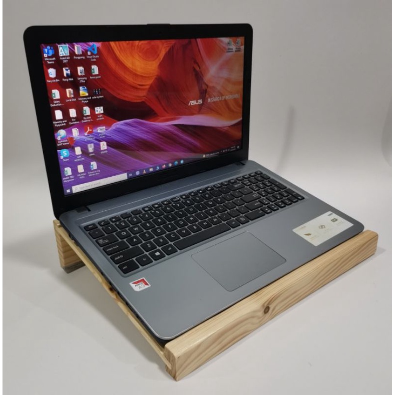 Wooden Laptop Stand/Laptop Riser | Shopee Philippines