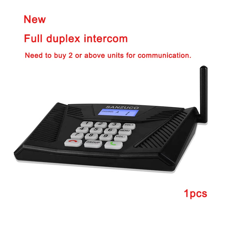 Intercom 10 Channel Wireless intercom 1000FT Long Range distance ...