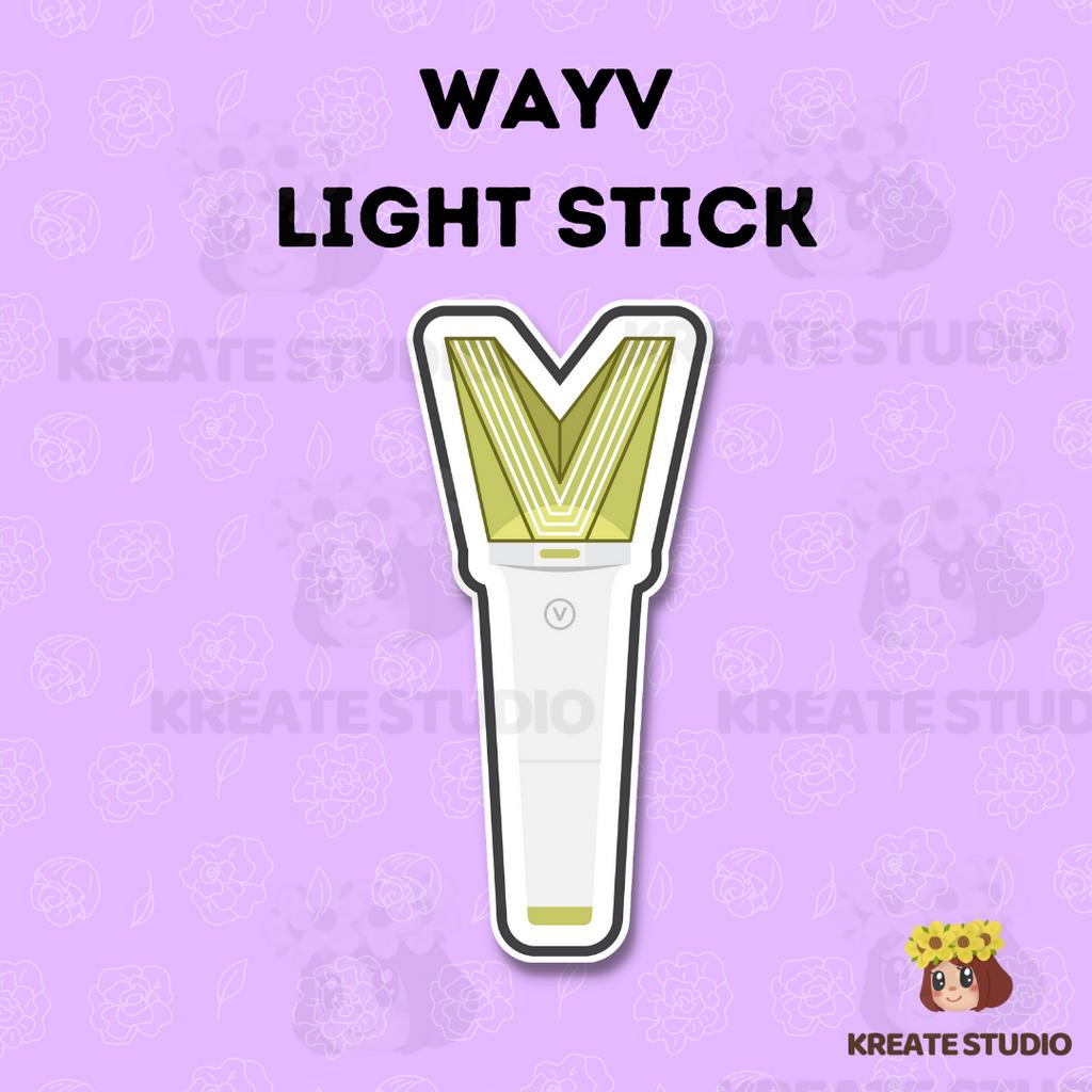 WAYV LIGHT STICK Waterproof Vinyl Sticker | Matte, Glossy, Glitter and ...