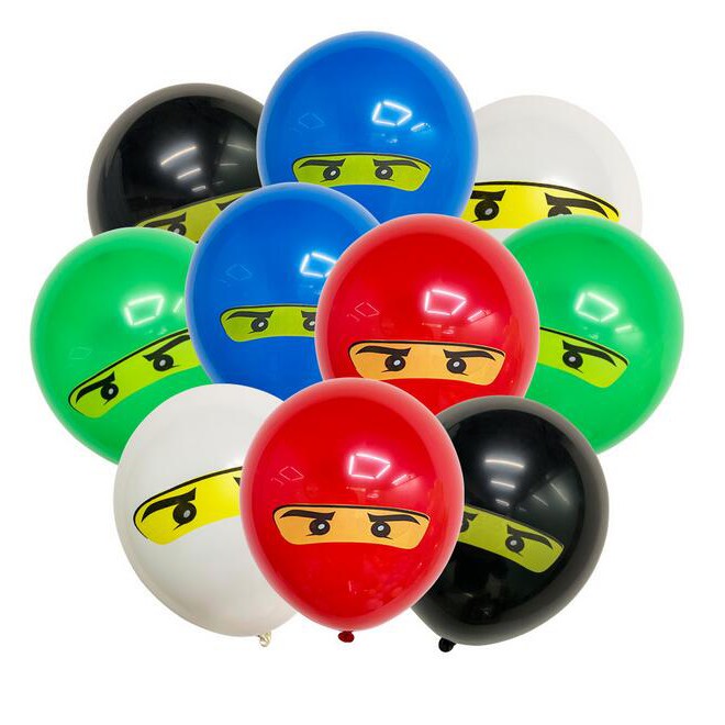 25pcs Ninja theme balloon set children's birthday party Ninjago Theme ...