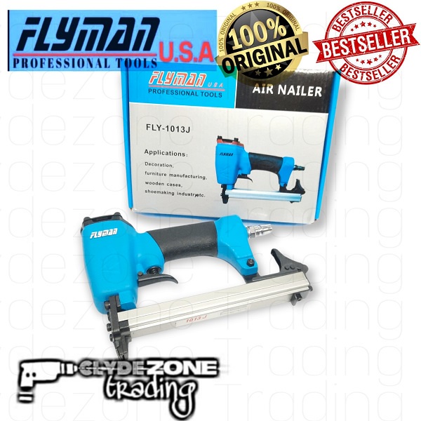 FLYMAN ORIGINAL air tacker fly-1013J WITH FREE NAIL | Shopee Philippines