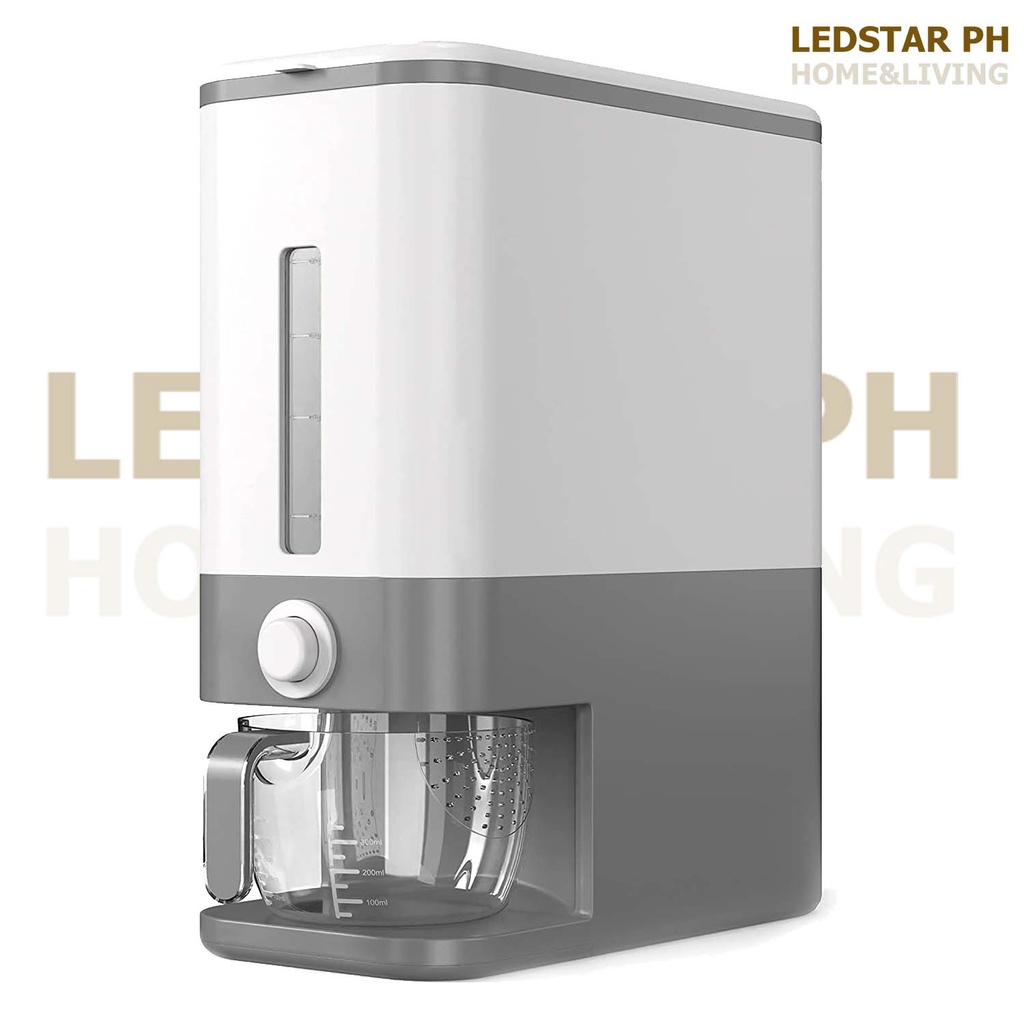 Rice Storage Box Grain Cereal Dispenser Food Organizer Container ...