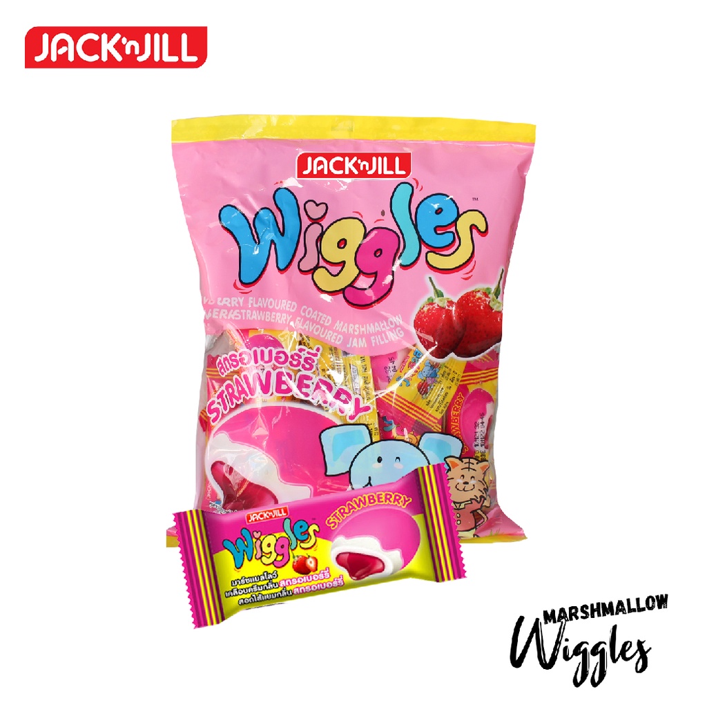 Wiggles (4 Flavors) Marshmallow Filled And Chocolate Coated Marsmallow ...