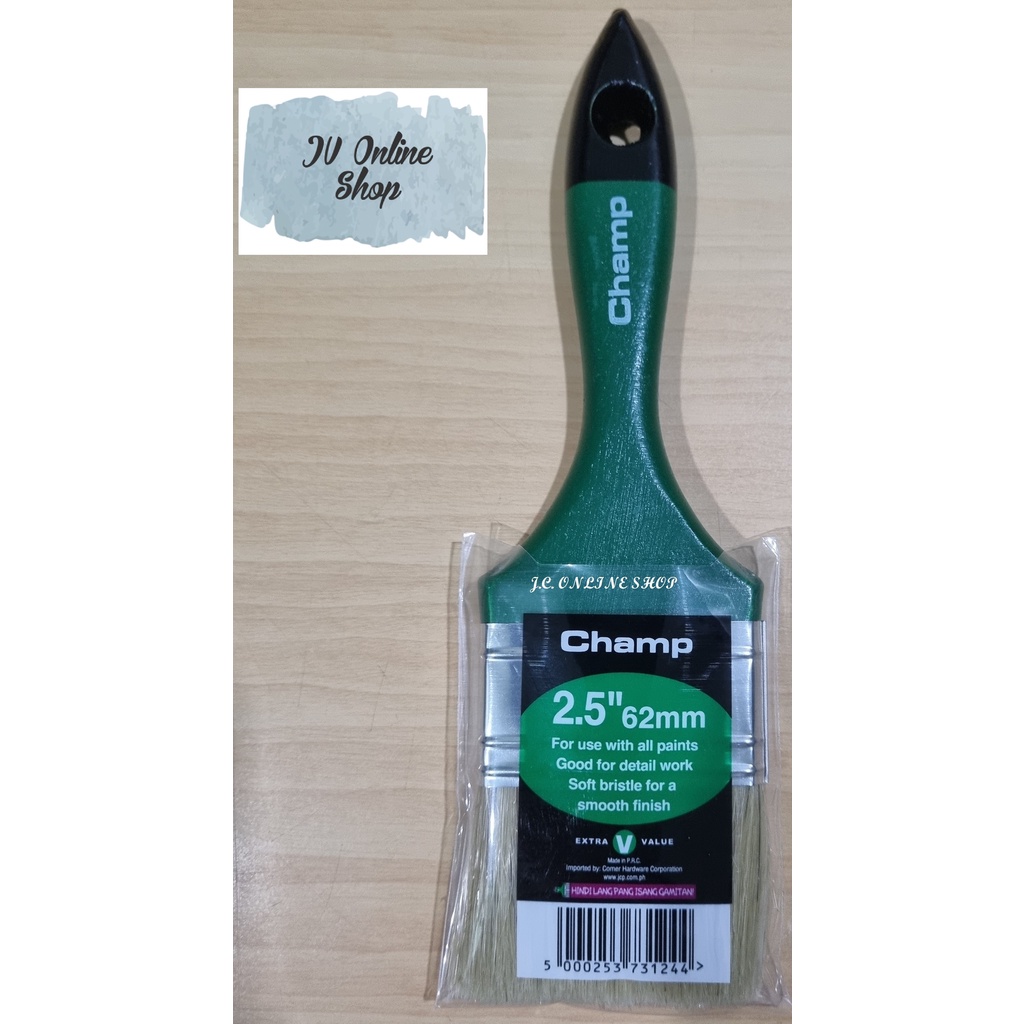 CHAMP paint brush (0.5” | 0.75” | 1” | 1.5” | 2” | 2.5" ) | Shopee ...