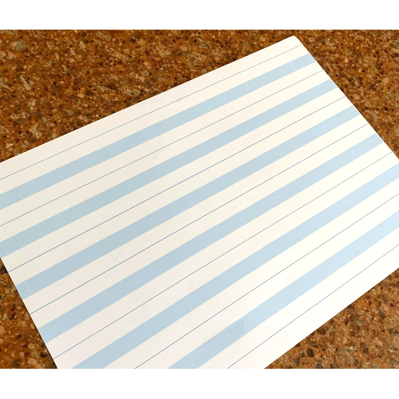 Montessori Blue and Pink Lined Paper - Loose Sheets - 60 pcs per order ...
