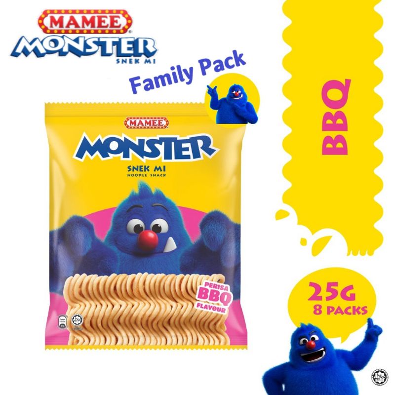 [TKM] Mamee Monster FAMILY PACK (8 x 25g) | Shopee Philippines