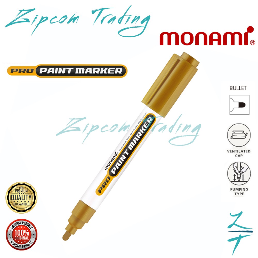 Monami Pro Paint Industrial Marker | Shopee Philippines