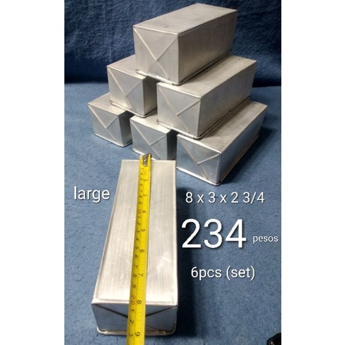loaf pan (6pcs per sizes) loaf bread pan / loaf tray / bread cake ...