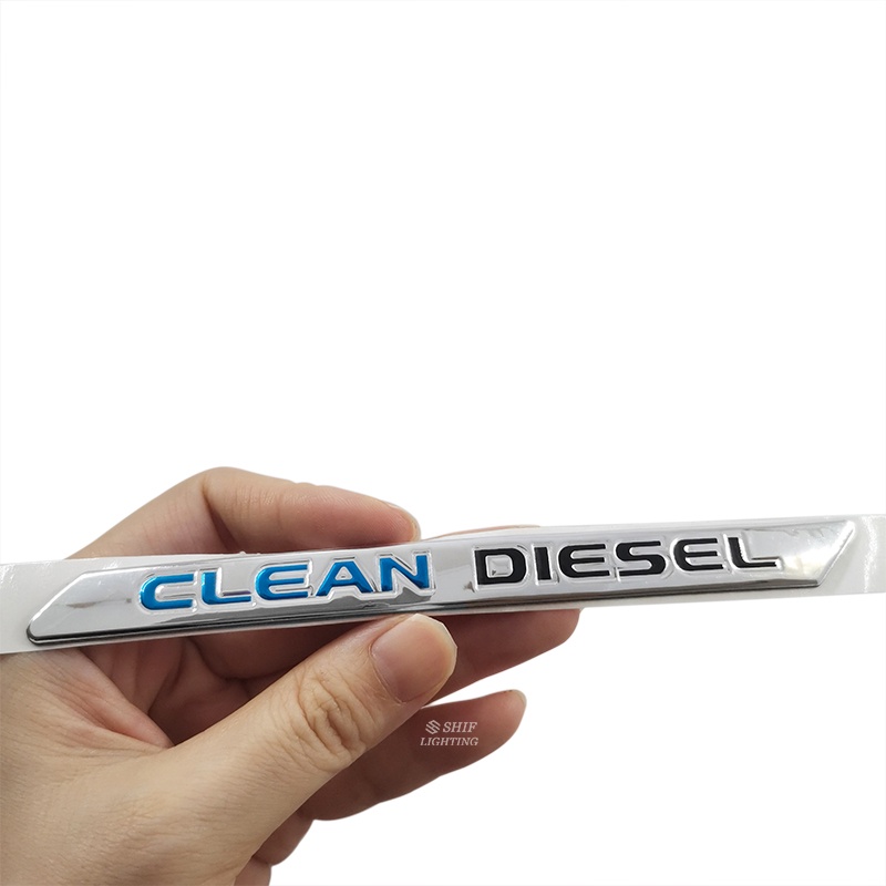 1 x ABS Mitsubishi Montero Mivec CLEAN DIESEL Emblem Sticker | Shopee ...