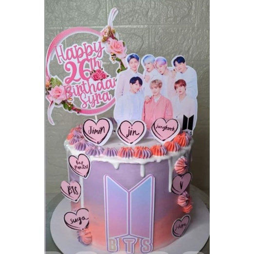 BTS theme cake topper | Shopee Philippines