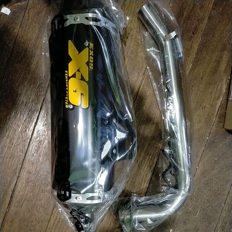 Exos X6 pipe for mio 125/gravis/Burgman /nmax v1/soulty/Gear125 ...