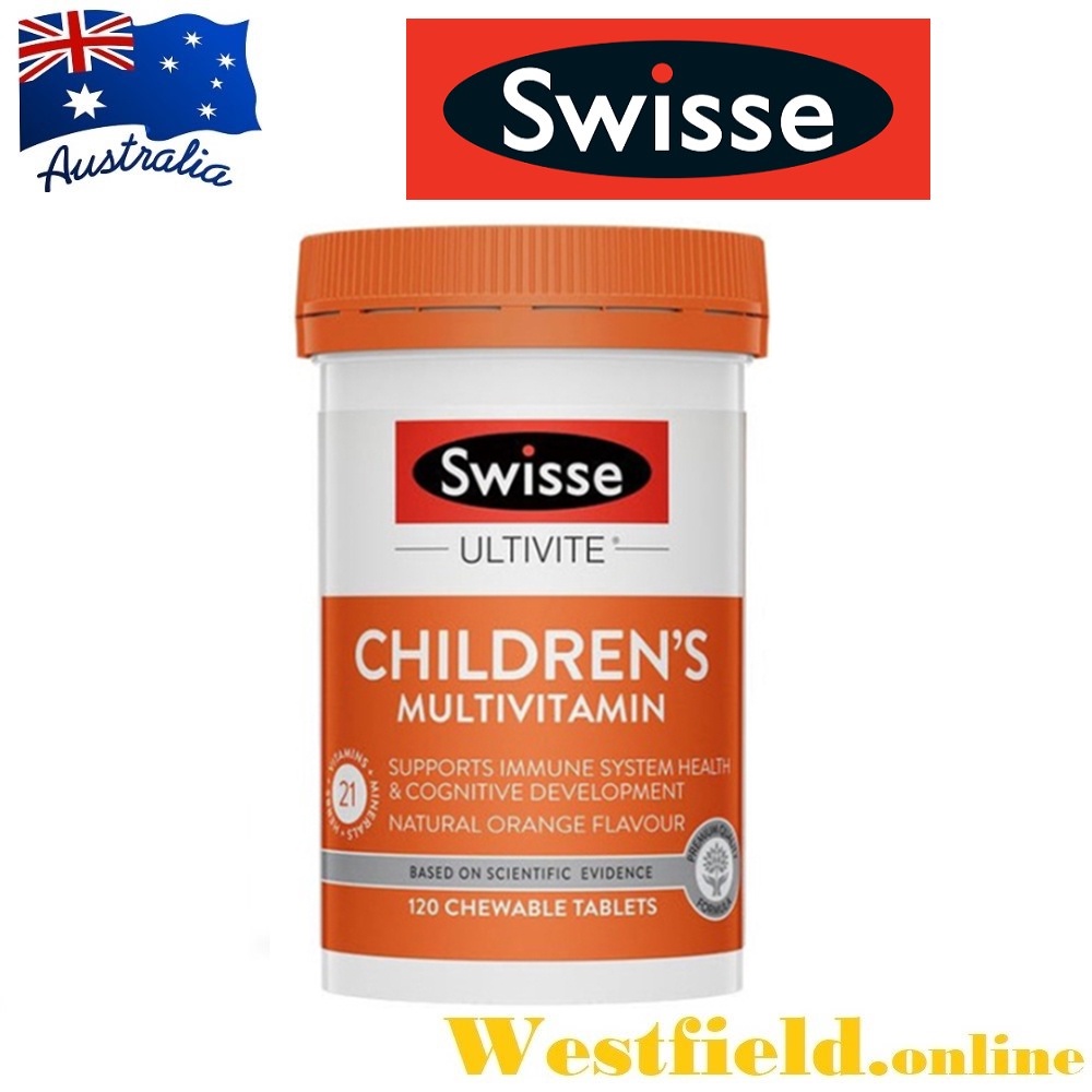 Swisse Children's Ultivite Muitivitamins ( 120 Chewable Tablets ...