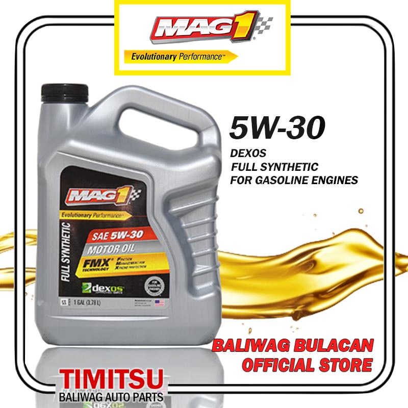 5W–30 FULLY SYNTHETIC DEXOS 3.78 LITERS GASOLINE ENGINE OIL FOR ...