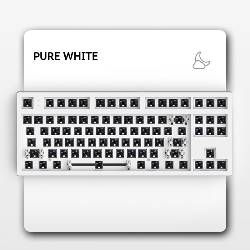 FLCMMK MK870 DIY 87 Keys Mechanical Keyboard Kit 80% Keyboard WK Layout ...