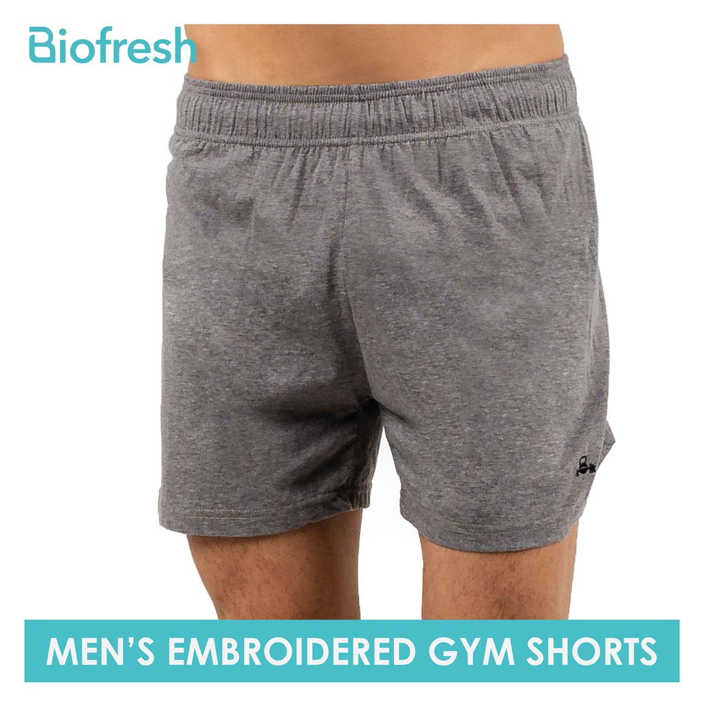 Biofresh Men's Emroidered Gym Shorts Antimicrobial Sports Wear ...