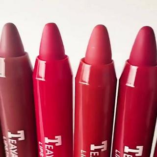 TEAYASON 12 Colors TEAYASON Matte Velvet Lipstick Pen / Delicate Smooth ...