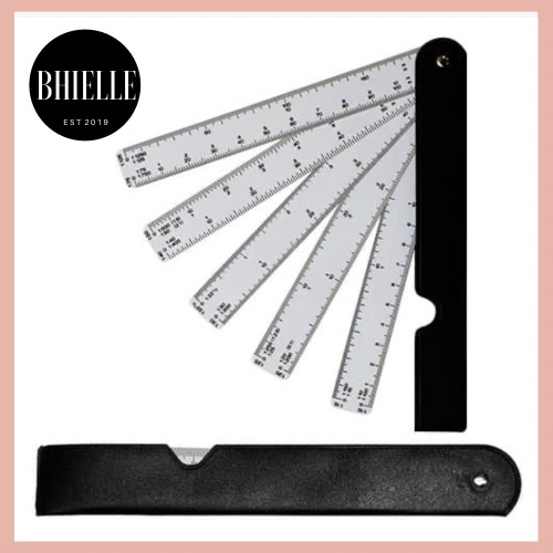 BHIELLE Butterfly Fan Scale Ruler Architecture/Graphic Design Multi ...