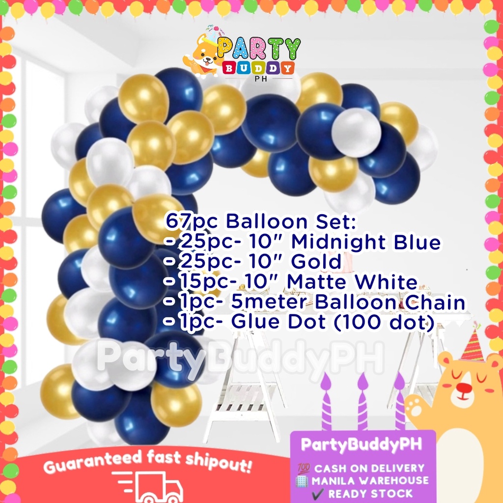 NEW! 67pc Garland 3-Tone Triple Balloon Set (With Balloon Chain ...