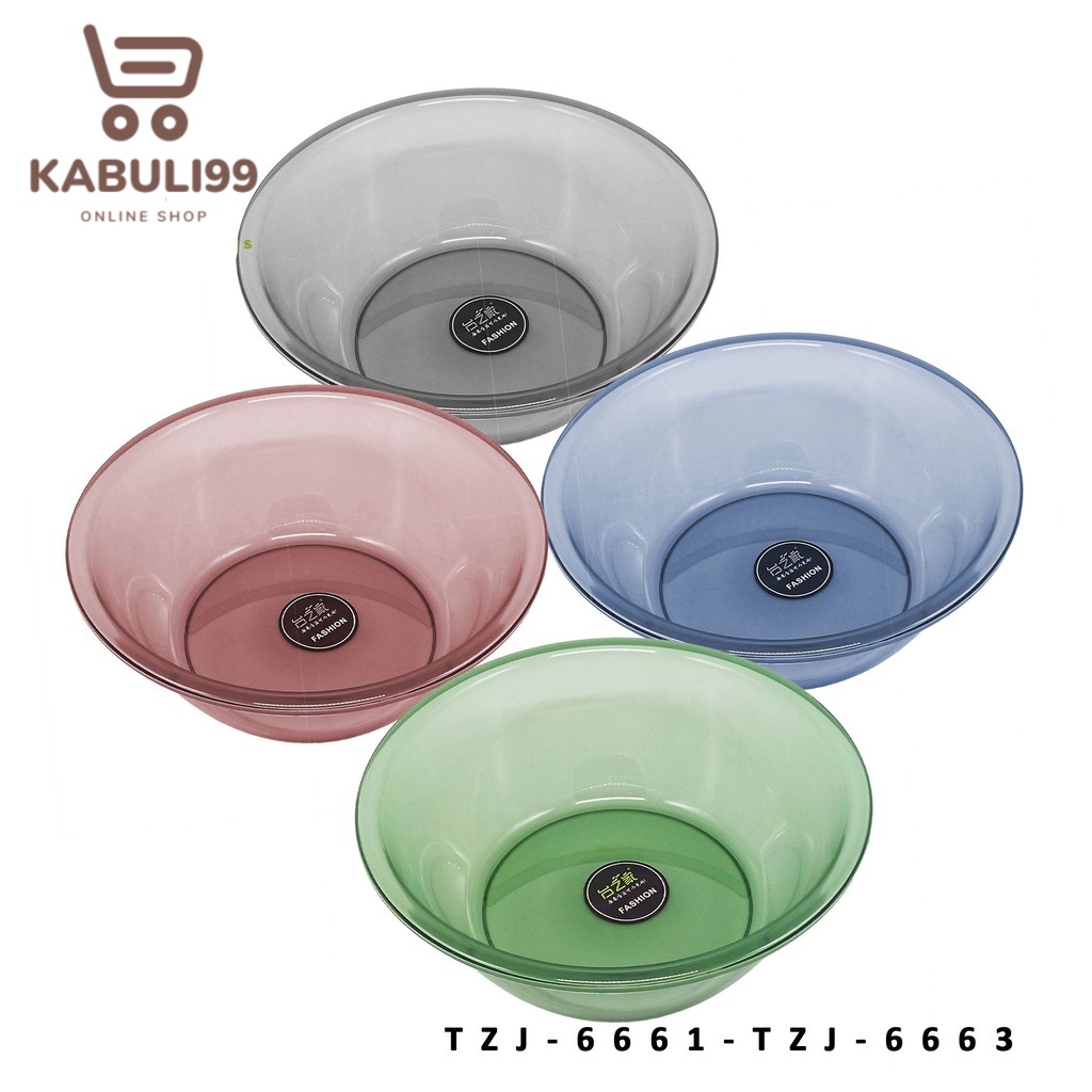 High-Grade Elegant Plastic Round Basin Bucket for Home/Multipurpose ...