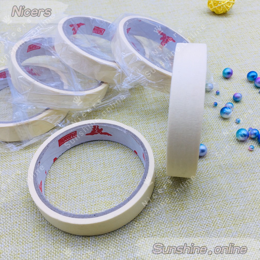 18MM Masking Tape Paper Tape Adhesive Tape HAWK 1PC | Shopee Philippines