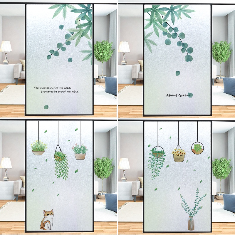 Glass Frosted Sticker Light Translucent Opaque Window Film Bathroom ...