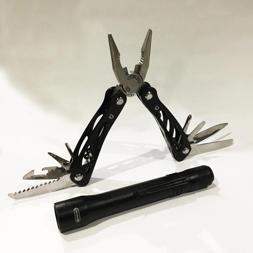 Tactix ME950028 Multi-Function Tool & Torch Set (Black) | Shopee ...