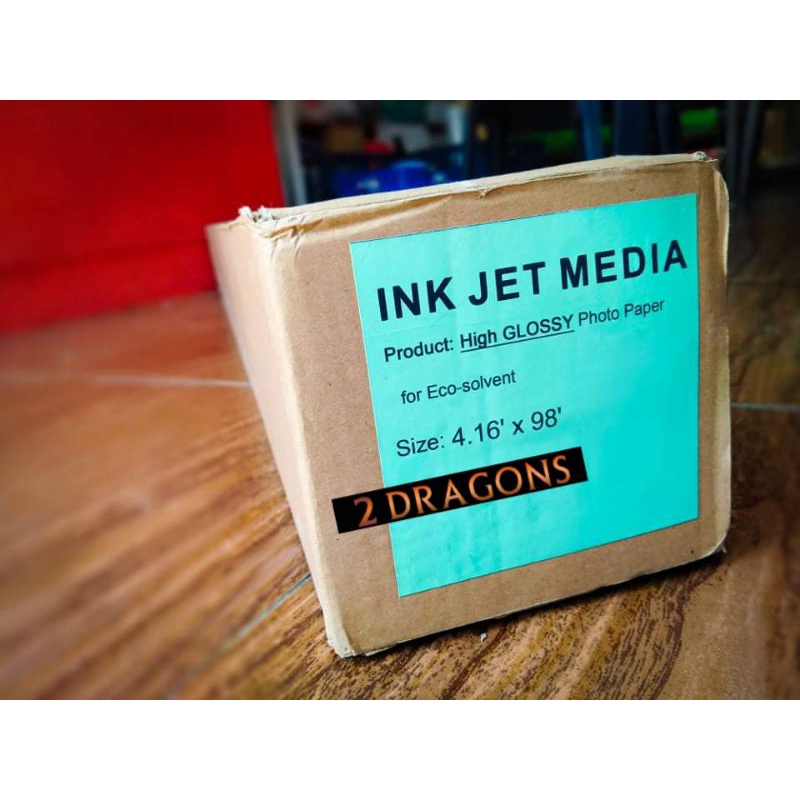 4.16ft x 98ft ROLL Glossy Photo Paper for Eco Solvent Printer | Shopee ...