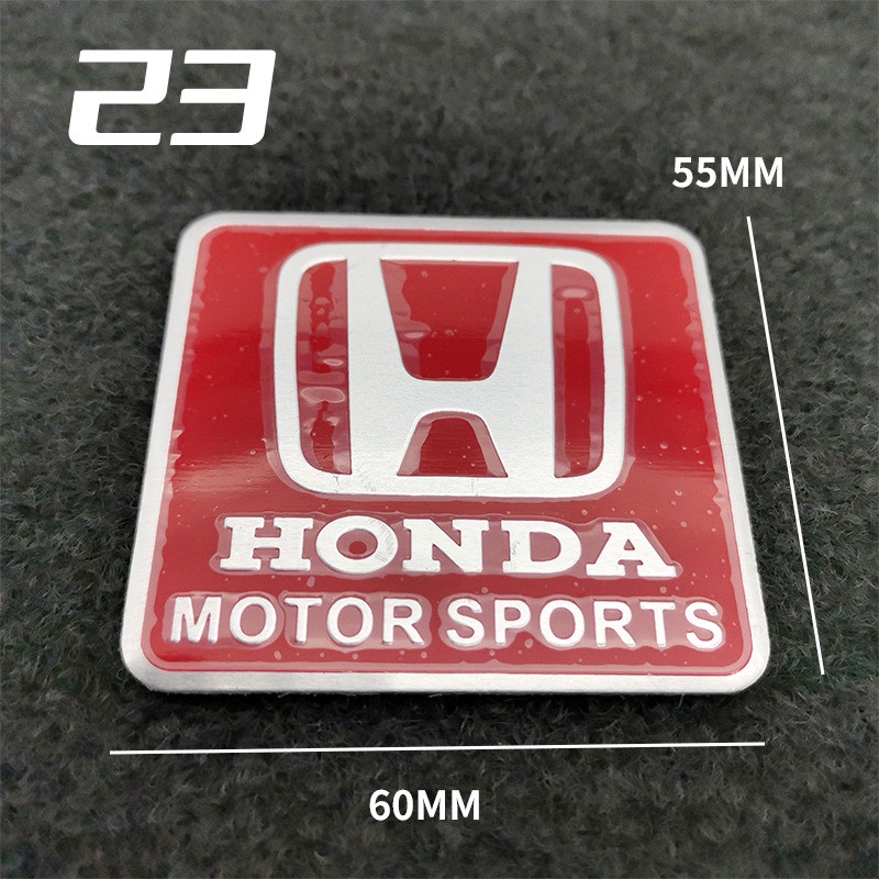 Honda 3D Metal CIVIC Modifying Labels Mugen Letters Digital Emblem Car ...
