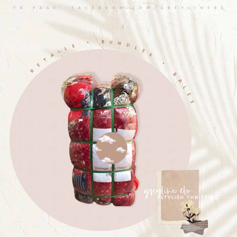 Vintage silk dress sealed bale | Shopee Philippines