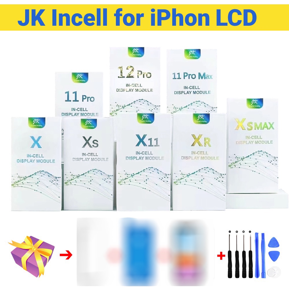 JK INCELL Screen For iPhone X XR XS 11 Pro Max LCD Display Touch Screen ...