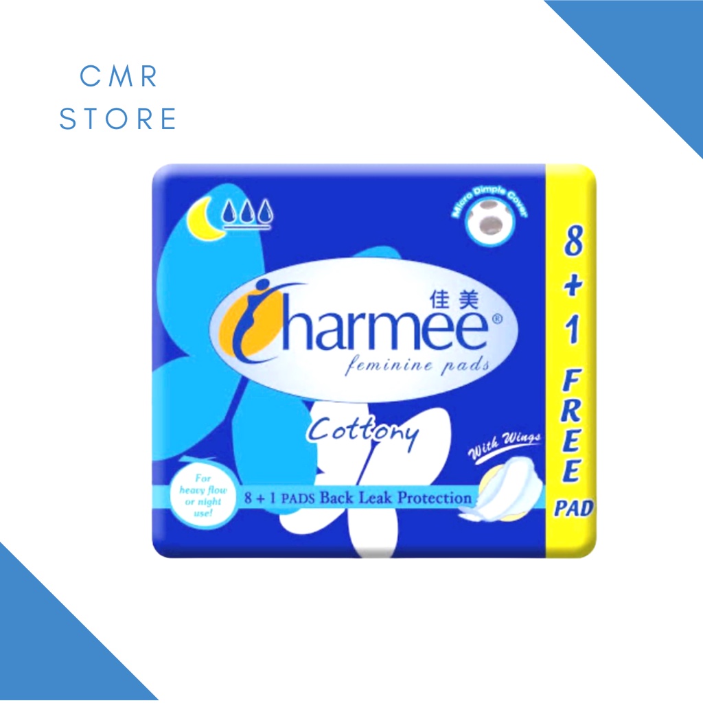 Charmee Fem Pads Heavy Flow or Night Use 8's per pack | Shopee Philippines