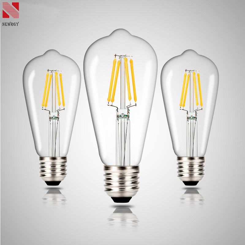 E27 ST64 4W 8W LED Bulb Edison Retro COB | Shopee Philippines