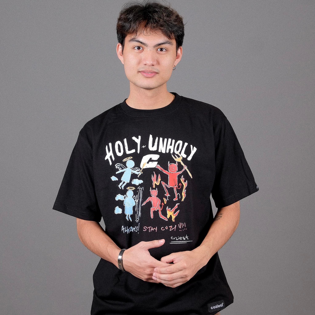 Coziest® Black Sketch Tee | Shopee Philippines