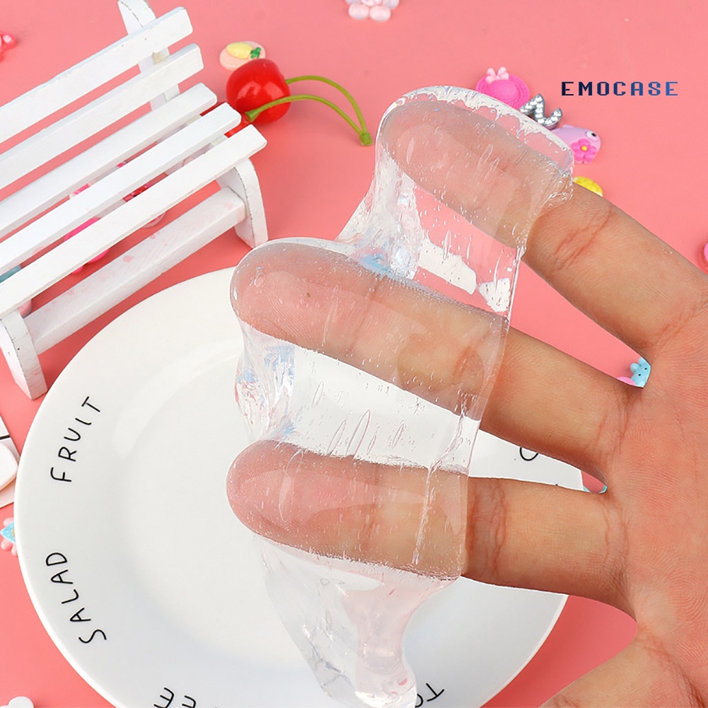 EMC DIY Transparent Crystal Slime Putty Plasticine Clay Stress Relieve ...