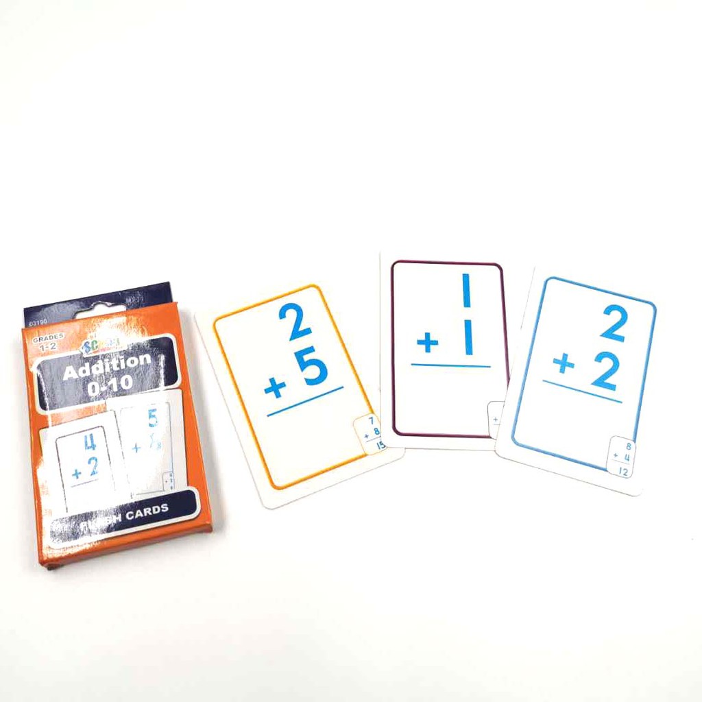 ⚡️ XQT COD ⚡️ 6 IN 1 FLASH CARDS ADDITION ALPHABET DIVISION ...