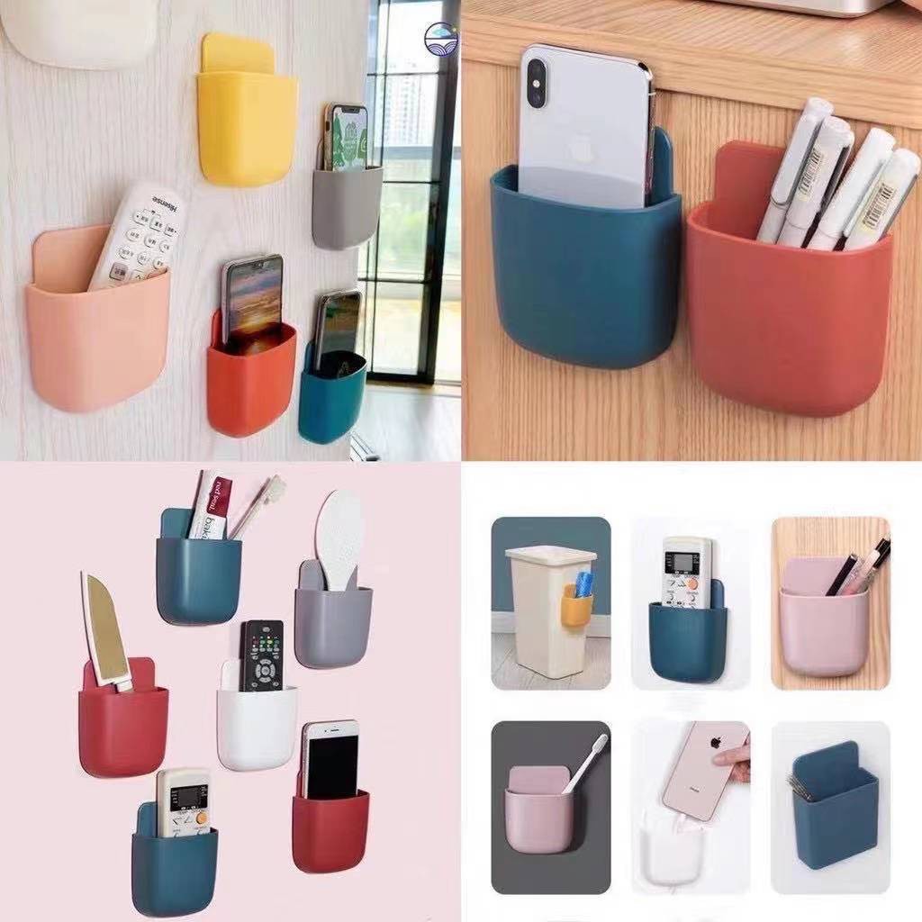 Wall-Mounted Storage Box Multifunctional Remote Control And Mobile ...