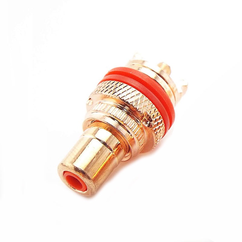 High-end RCA Connector Adapter Jack HIFI Terminals Plug Pom Insulation ...