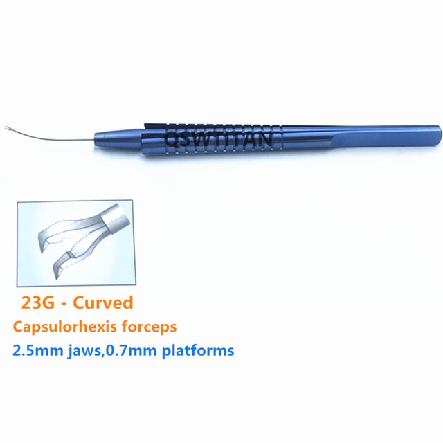 Ophthalmic Serrated forceps Retinal Capsulorhexis forceps Scissors ...