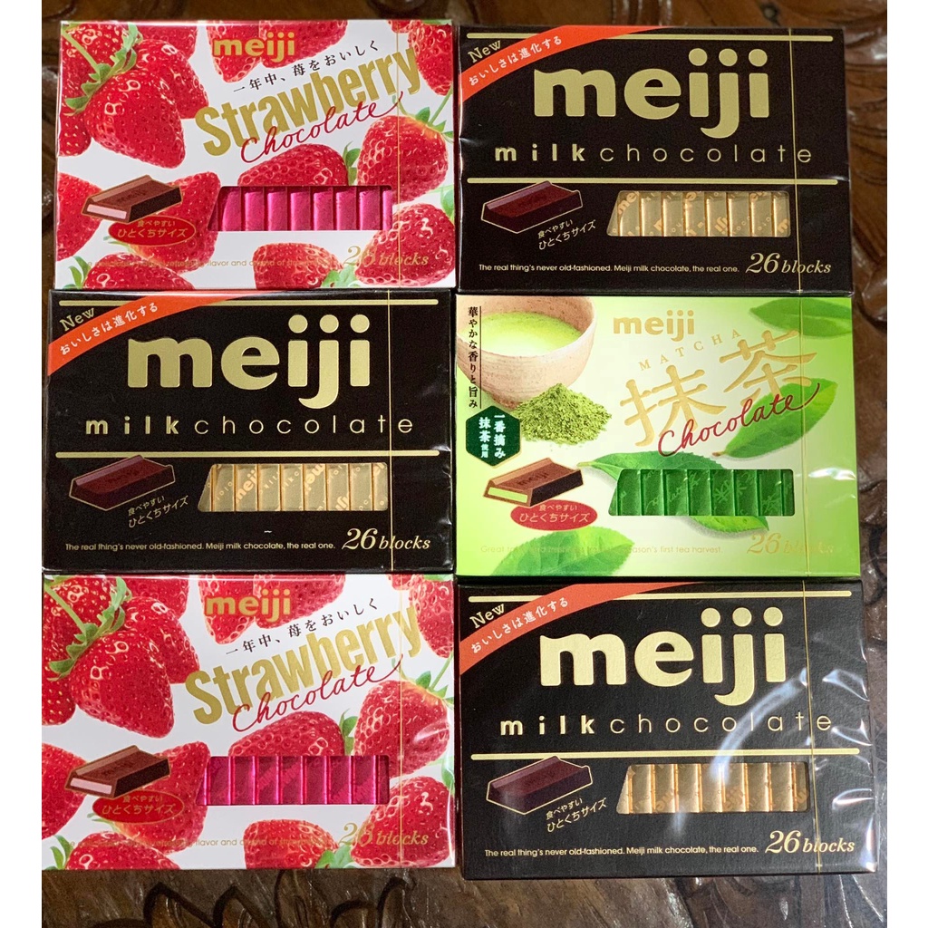 Meiji Chocolate from JAPAN 26 blocks | Shopee Philippines