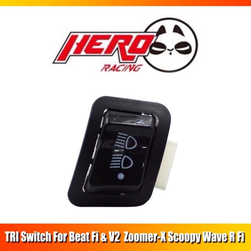 TRI Switch For Honda Beat Fi & V2 Zoomer-X Scoopy Wave R Fi 3 Way ...