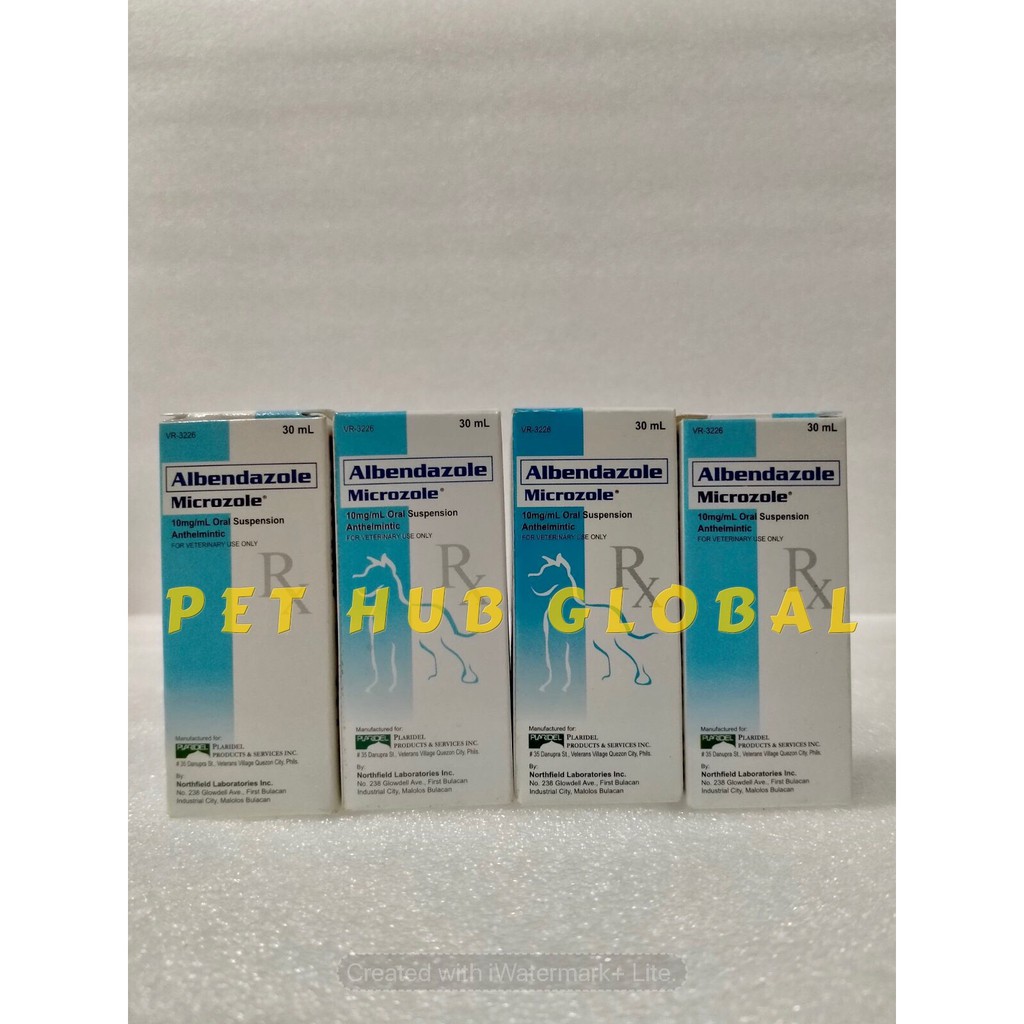 MICROZOLE (ALBENDAZOLE) DEWORMER 30ml | Shopee Philippines