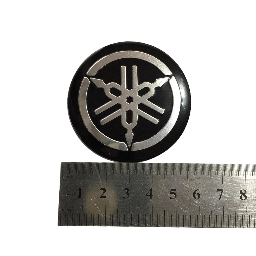 YAMAHA Motorcycle Logo 3D Aluminum Sticker Decals Emblem | Shopee ...