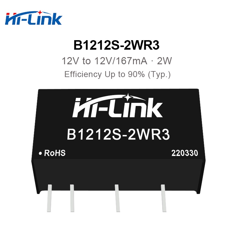 100pcs/lot B1205S B1203 B1212 B1215 B1224-2W SIP-4 24V to 3.3V/5/9/ 12 ...